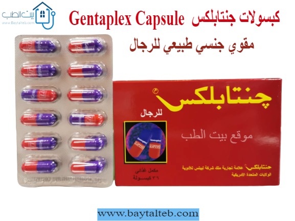 بيت الطب | جنتابلكس Gentaplex دواء مقوي جنسي ومكمل غذائي للرجال